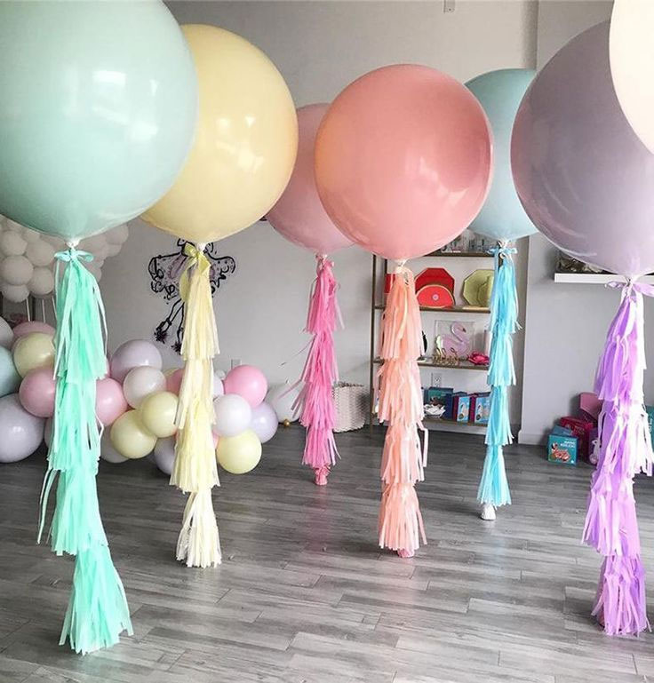 Giant Balloons 36 Inch - Large Round Latex Balloons for Birthday, Baby ...